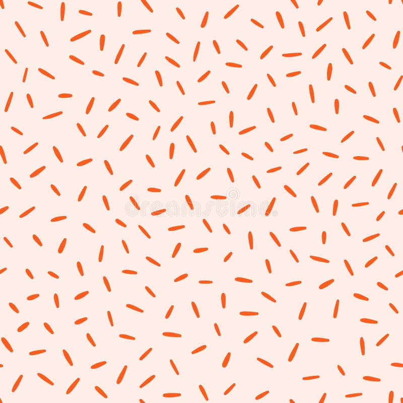 Dash Hand Drawn Seamless Micro Pattern. Tiny Doodle Strokes for Fabric ...
