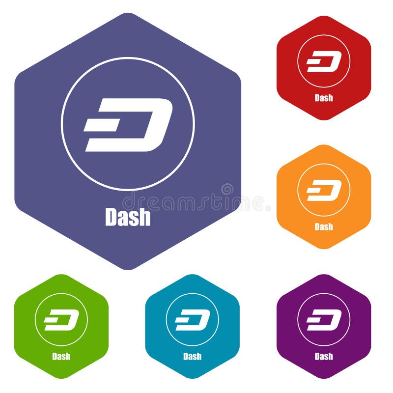 Dash icon, simple style stock vector. Illustration of gold - 154972635