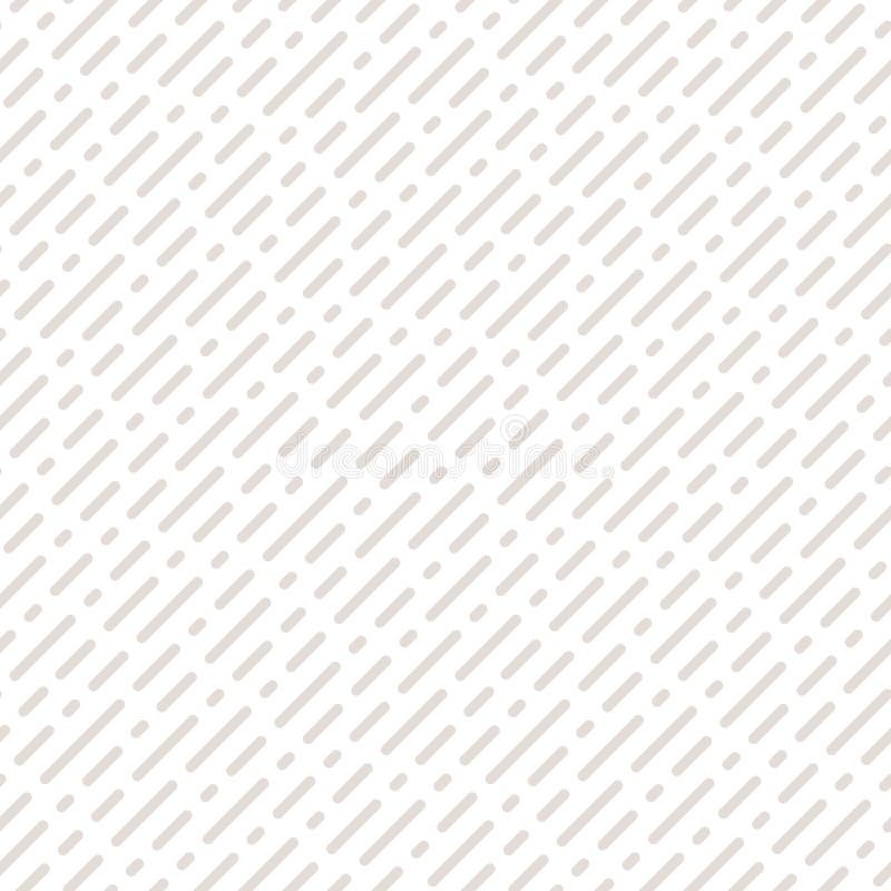 Dash Line Pattern. Subtle Vector Seamless Texture with Thin Diagonal ...