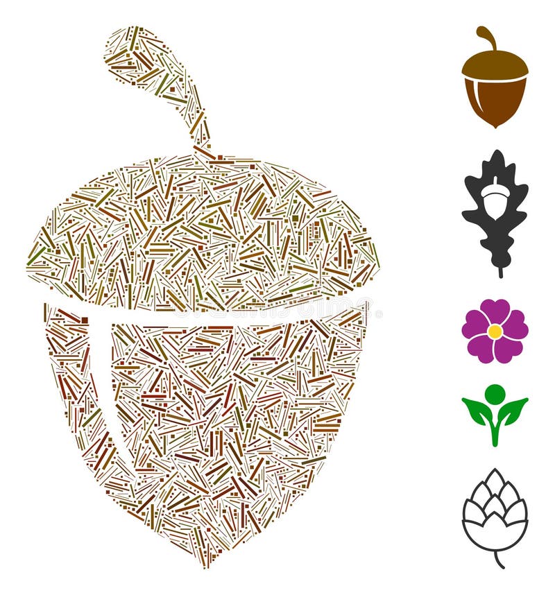 Acorn Collage Stock Illustrations – 192 Acorn Collage Stock ...