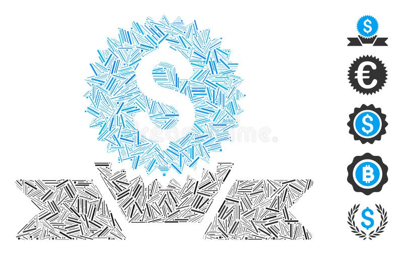 Dash Mosaic Banking Award Icon Stock Illustration - Illustration of ...