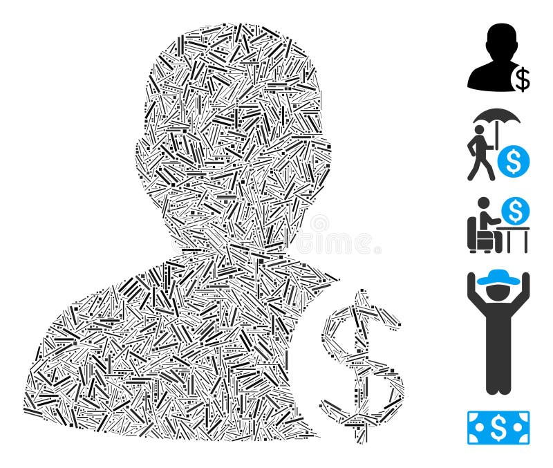 Dash Mosaic Dollar Account Client Stock Illustration - Illustration of ...