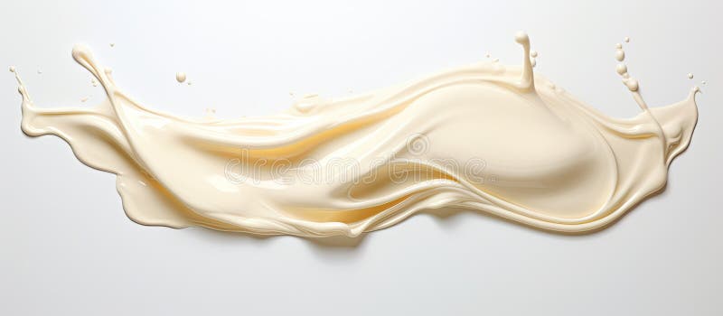 A Dash of Pale Liquid on a Blank Canvas, a Metaphor of Purity and ...