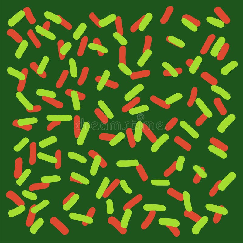 A Dash Pattern for the Holiday. Abstract with Small Doses, Retro Red ...