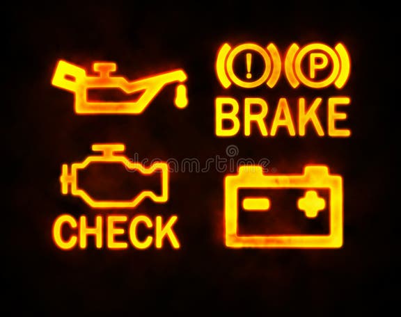 Dash Signs stock photo. Image of engine, gasoline, symbol - 17962182