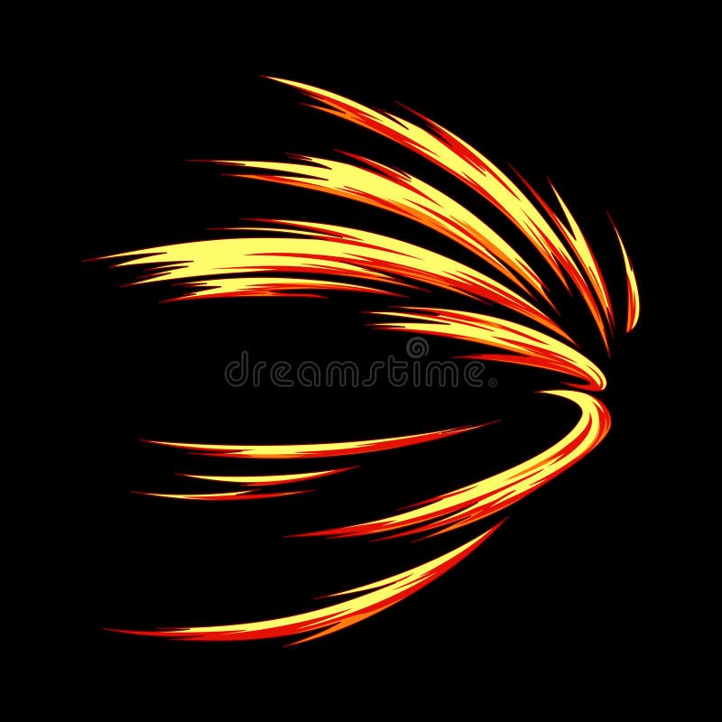 Dash Skill Anime Comic Effect Stock Vector - Illustration of cool, icon ...