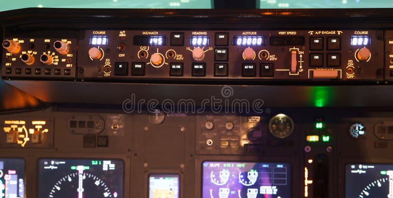 Dashboard of an aircraft stock image. Image of industrial - 47756911