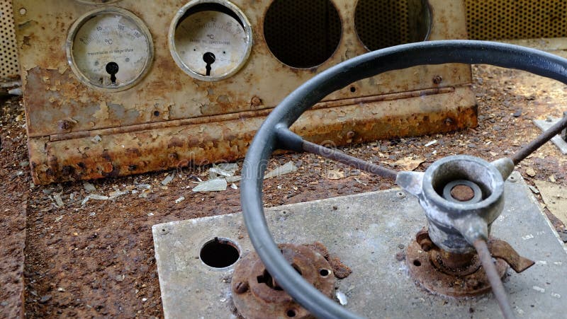 Dashboard ancient ship stock photo. Image of antiques - 65798912