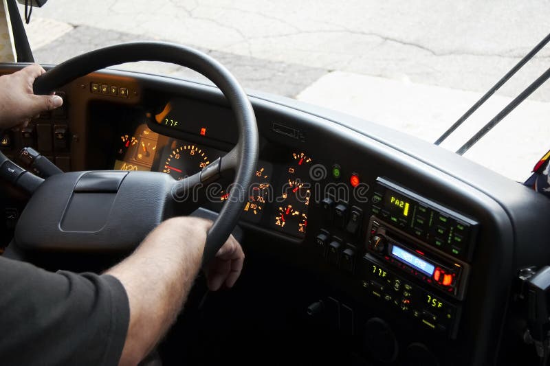 Dashboard bus driver stock photo. Image of group, speedometer - 1681332