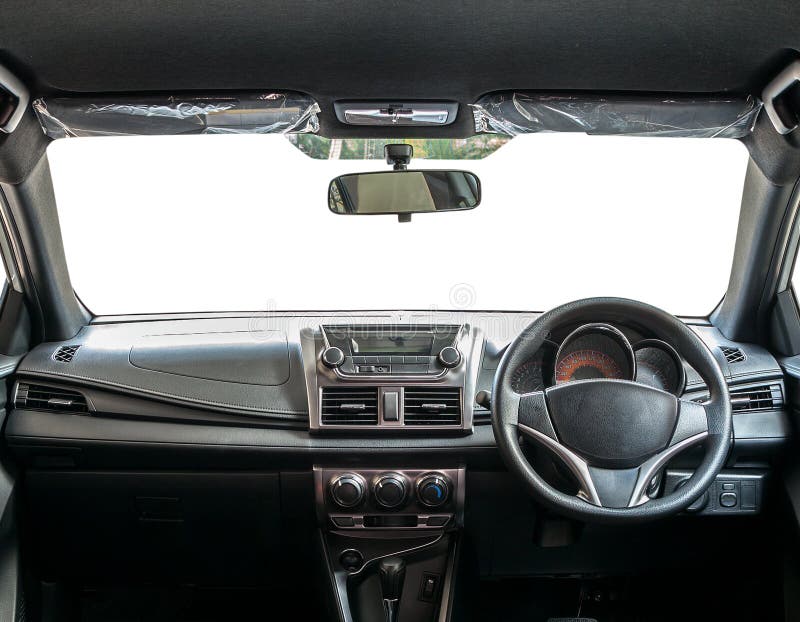Dashboard, car interior. stock photo. Image of dashboard - 68673934