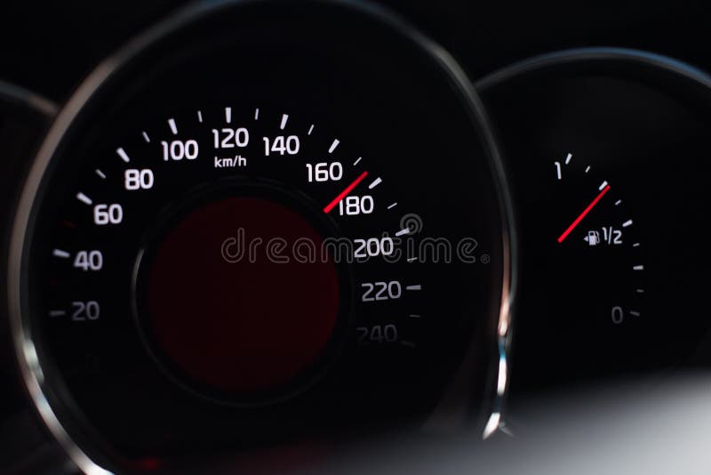 Dashboard Car View from the Inside Stock Photo - Image of limitation ...