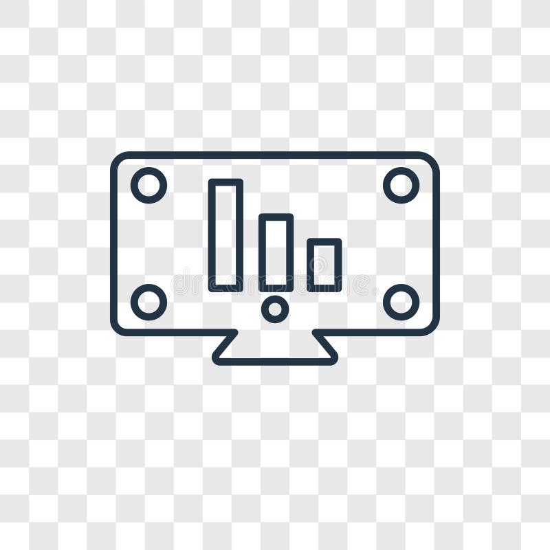 Dashboard Icon Vector Isolated on White Background, Logo Concept Stock ...