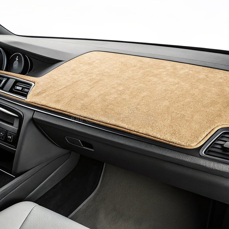 Dashboard Cover Mat with Suede Texture Stock Illustration ...
