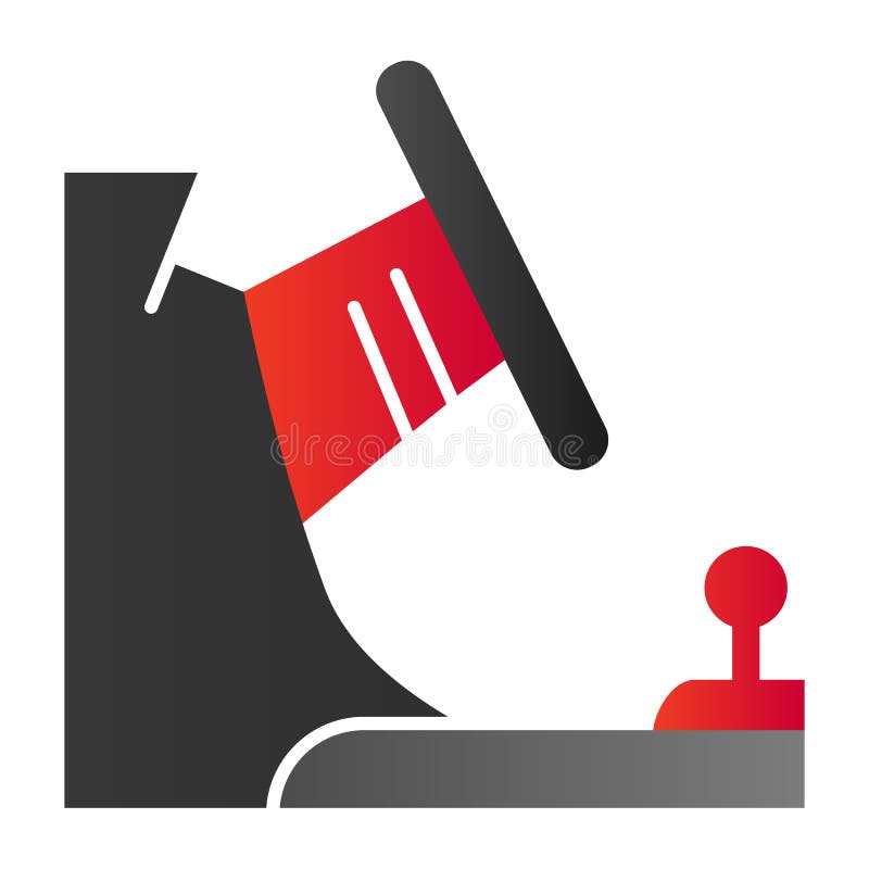 Dashboard Flat Icon. Car Part Vector Illustration Isolated on White ...