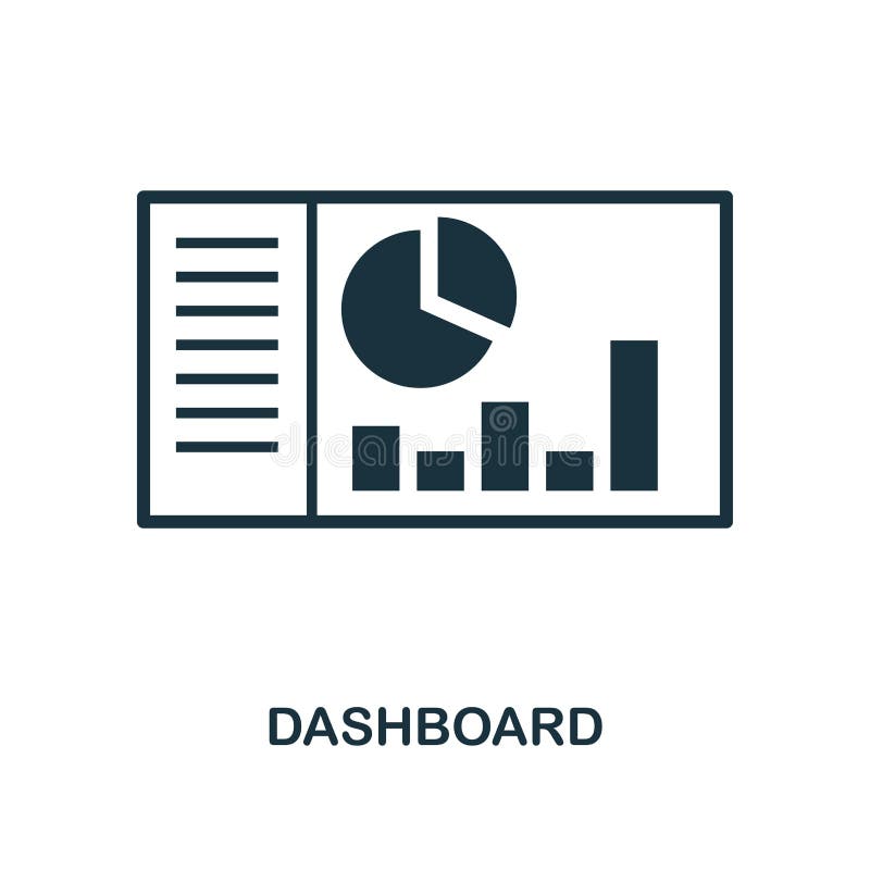Dashboard Icon Outline Style. Thin Line Creative Dashboard Icon for ...