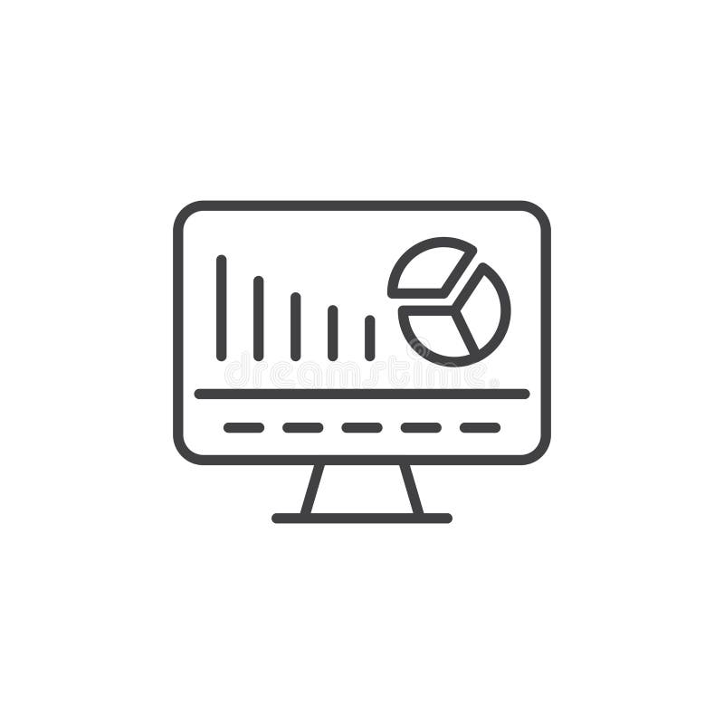 Dashboard Icon Set. Real Time Data Monitor Vector Symbol. Analytics ...