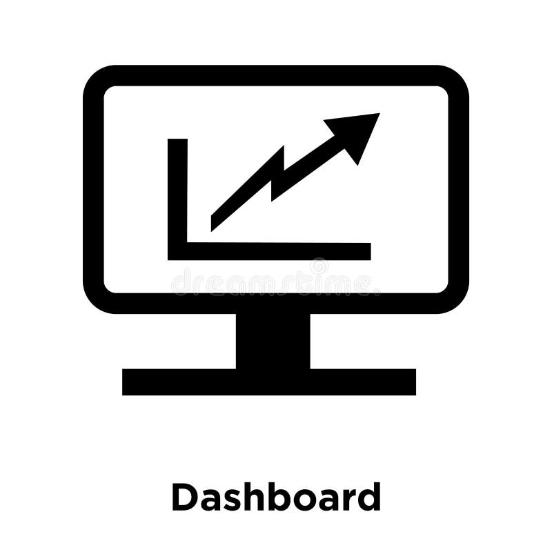 Dashboard Icon Vector Isolated on White Background, Logo Concept Stock ...