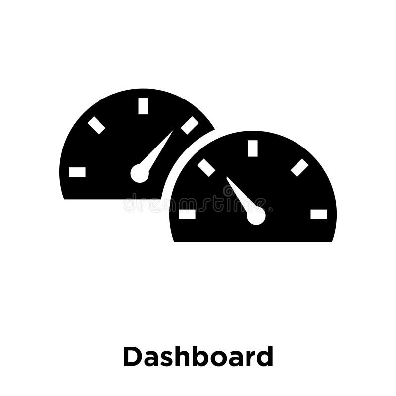 Dashboard Concept Vector Linear Icon Isolated on Transparent Background ...