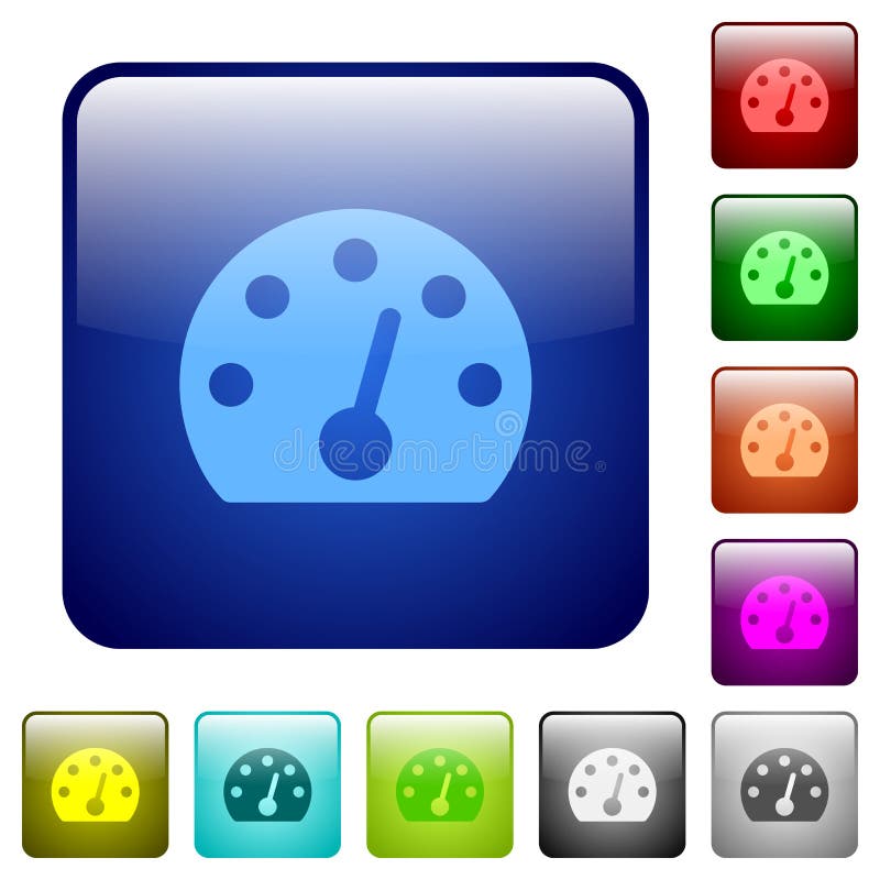 Square Dashboard Buttons Stock Illustrations – 215 Square Dashboard ...