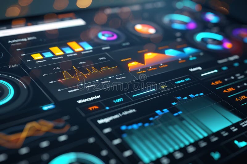 Dashboard Intelligent Infographic Technology UI Interface, Analytical ...