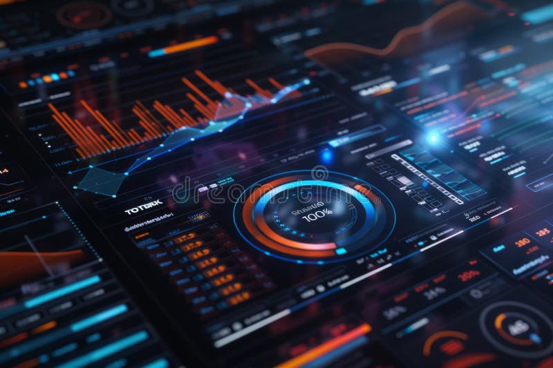 Dashboard Intelligent Infographic Technology UI Interface, Analytical ...