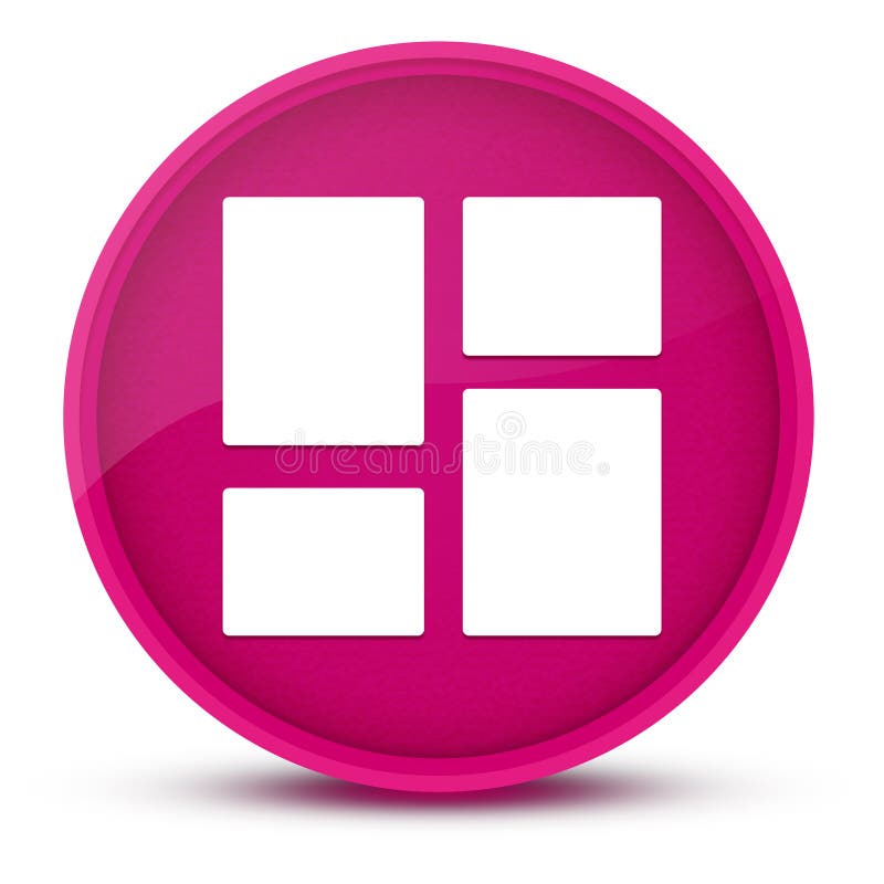 Dashboard Luxurious Glossy Pink Round Button Abstract Stock ...