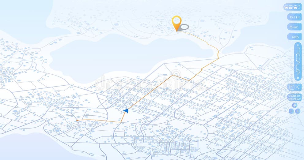 Dashboard with Satellite, Location and Roadmap. Interface for ...