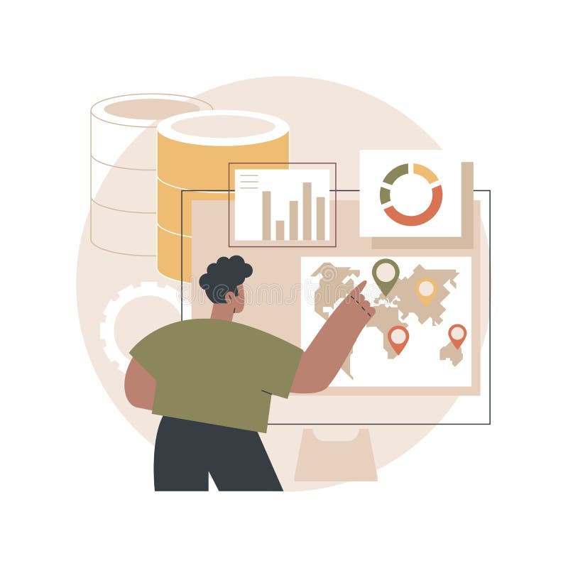 Dashboard Service Abstract Concept Vector Illustration. Stock Vector ...