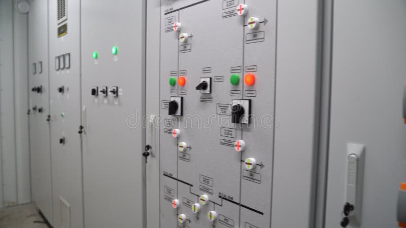 Dashboard in a Solar Power Station Stock Video - Video of keyboard ...