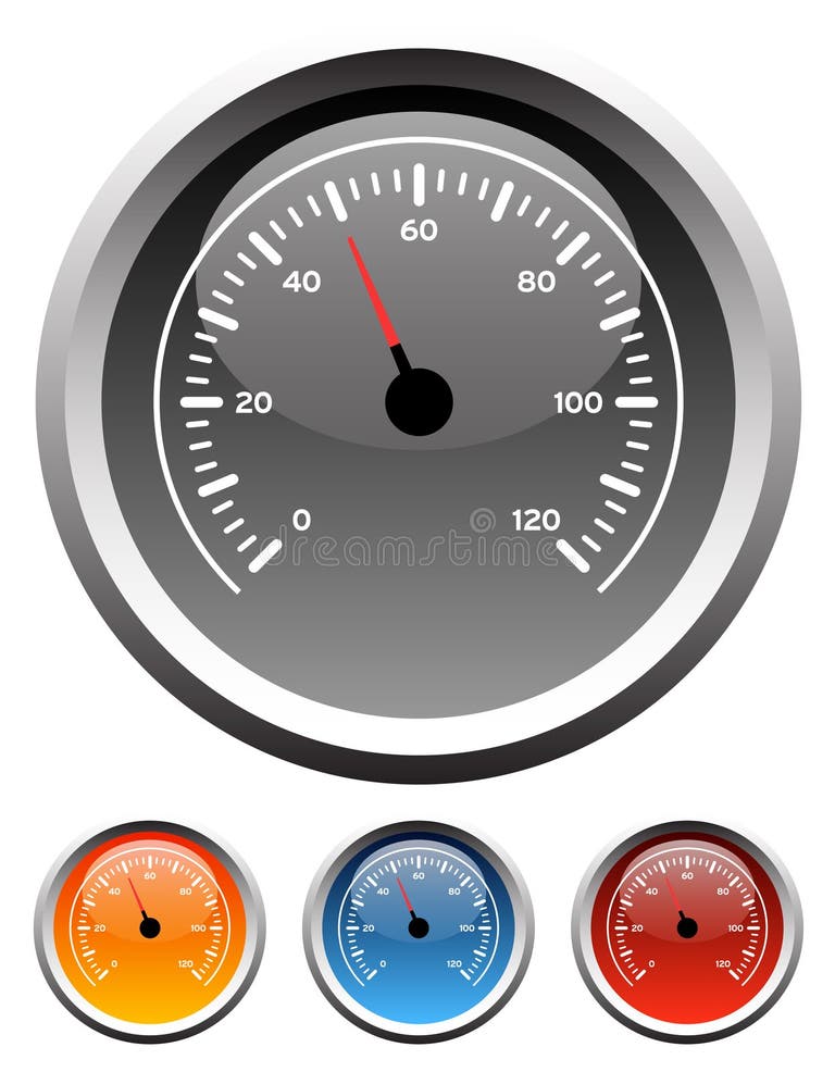 Motor Vehicle Icons Speedometer Stock Illustrations – 942 Motor Vehicle ...