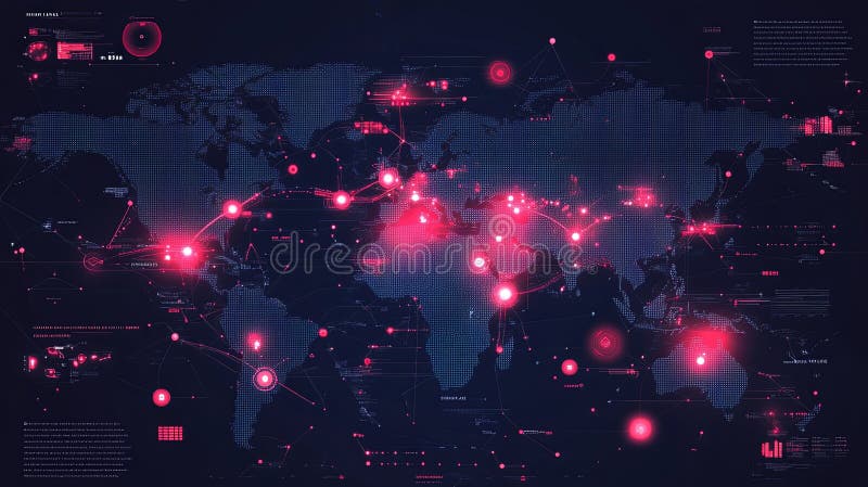 A Dashboard-style Infographic with Numerical Data and Real-time Stock ...
