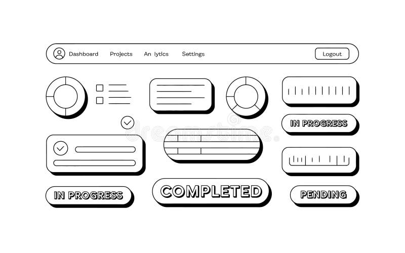 Indicators Buttons Stock Illustrations – 1,542 Indicators Buttons Stock ...