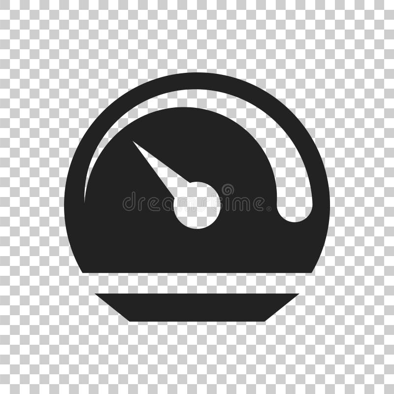 Dashboard Vector Icon. Level Meter Speed Vector Illustration Stock ...