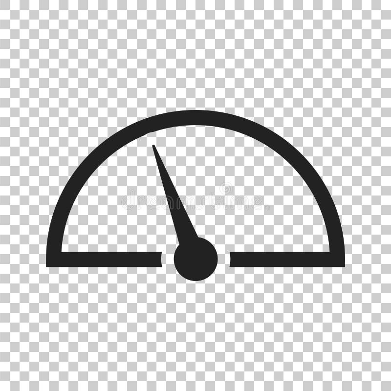 Dashboard Vector Icon. Level Meter Speed Vector Illustration Stock ...