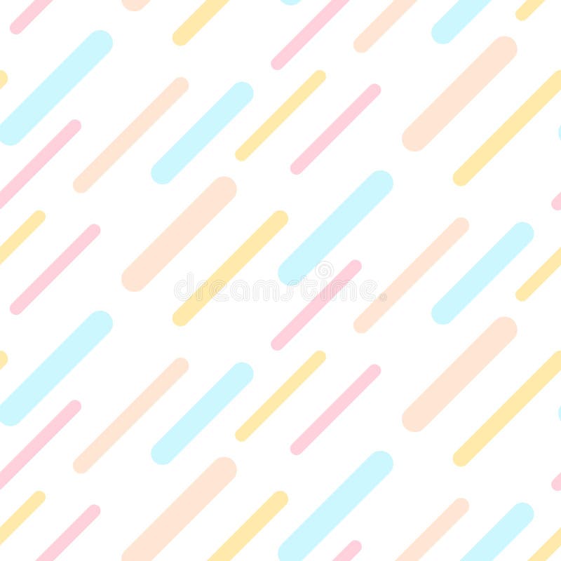 Dashed Abstract Background Seamless Pattern Pastel Light Colors. Stock ...
