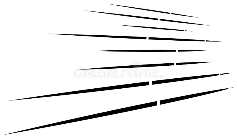 Dashed Dynamic Lines, Stripes. 3D Lines in Perspective Vanishing with ...