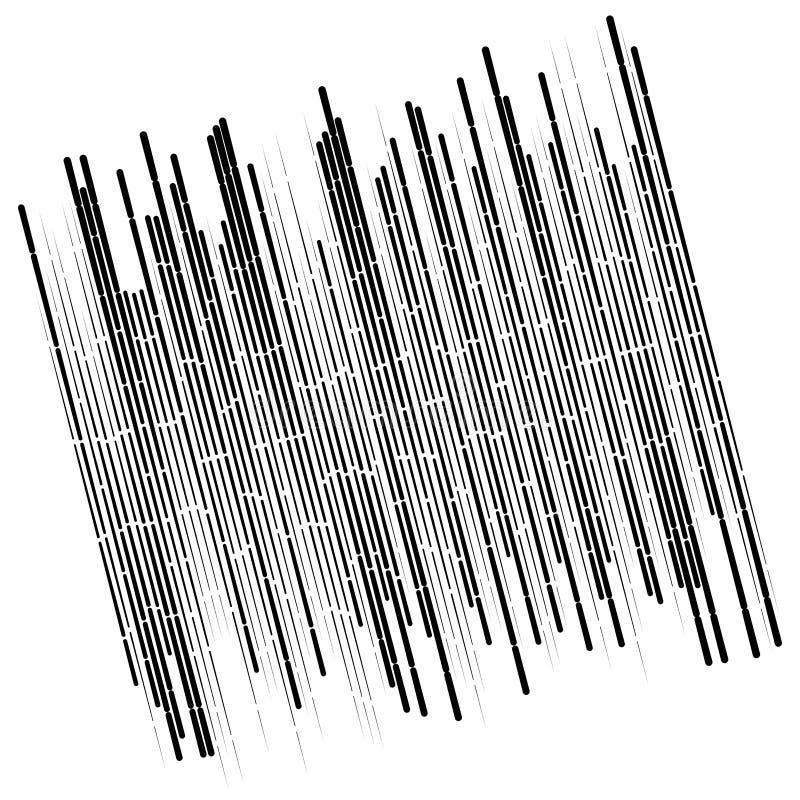 Dashed Dynamic Lines, Stripes Pattern. Random, Irregular Intermittent ...