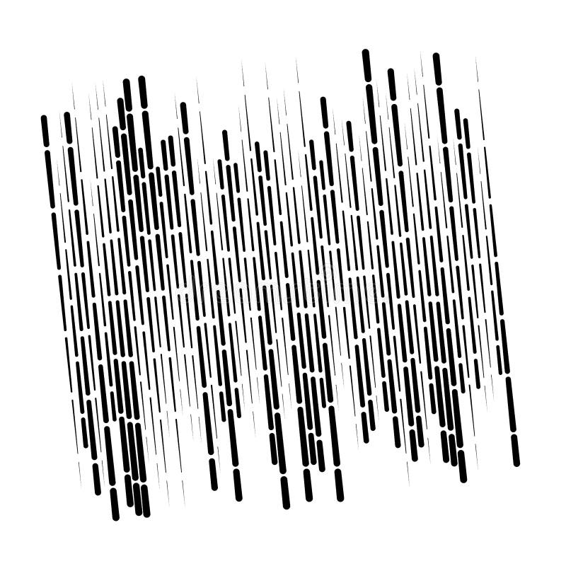 Dashed Dynamic Lines, Stripes Pattern. Random, Irregular Intermittent ...