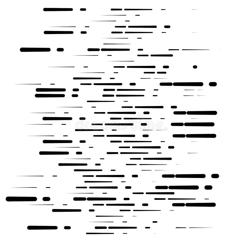 Dashed Irregular Lines. Segment Horizontal Stripes / Lines Stock Vector ...