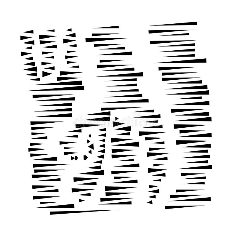 Dashed Irregular Lines. Segment Horizontal Stripes / Lines Stock Vector ...