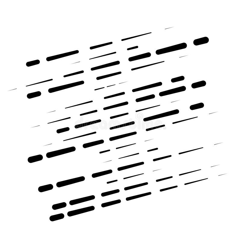 Dashed Irregular Lines. Segment Horizontal Stripes / Lines Stock Vector ...