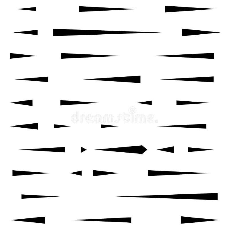 Dashed Irregular Lines. Segment Horizontal Stripes / Lines Stock Vector ...