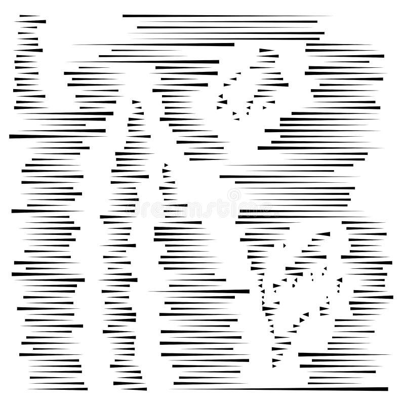 Dashed Irregular Lines. Segment Horizontal Stripes / Lines Stock Vector ...