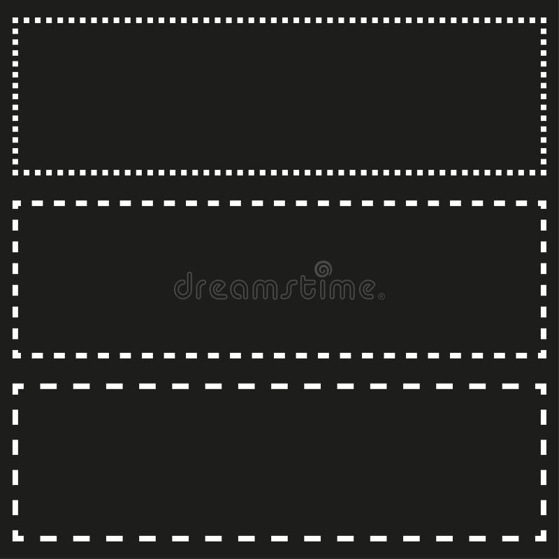 Dashed Line Rectangle Stock Illustrations – 1,038 Dashed Line Rectangle ...