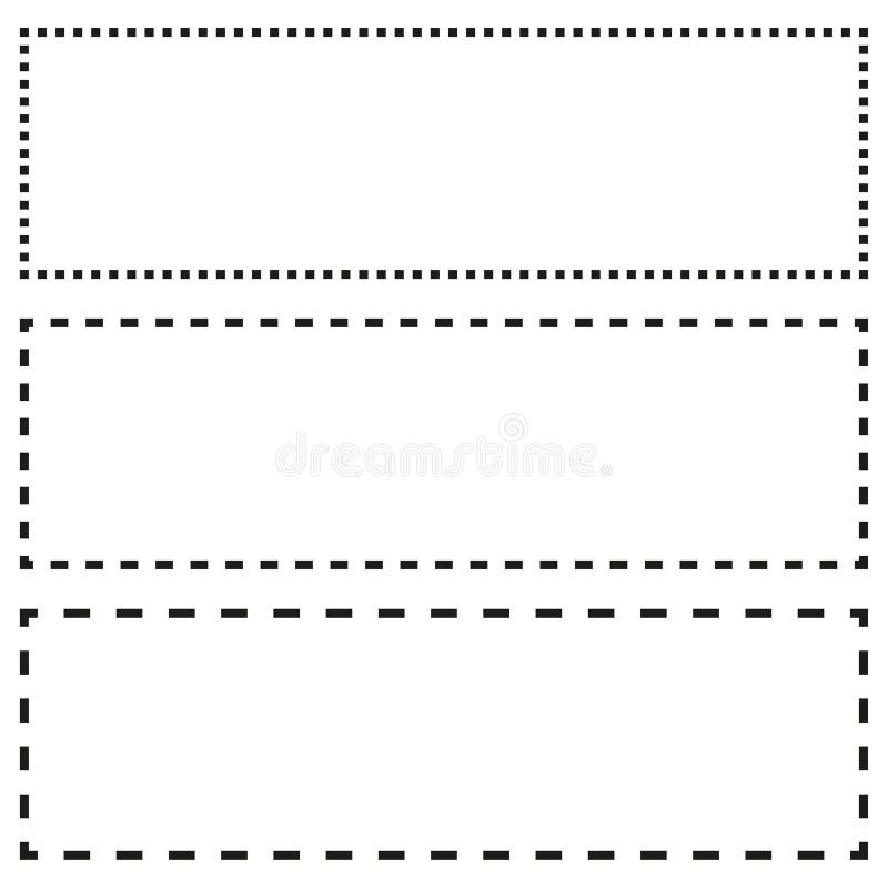 Dashed Line Rectangle Stock Illustrations – 1,038 Dashed Line Rectangle ...