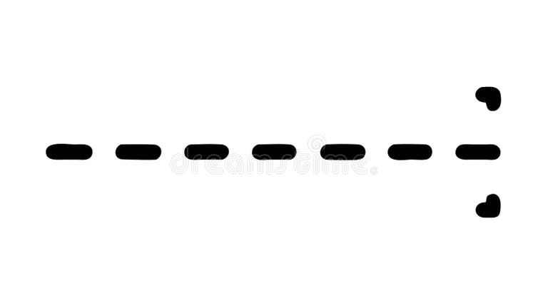 Dashed Line Dotted Separator Border Element, Vector Design Generative AI Stock Vector ...