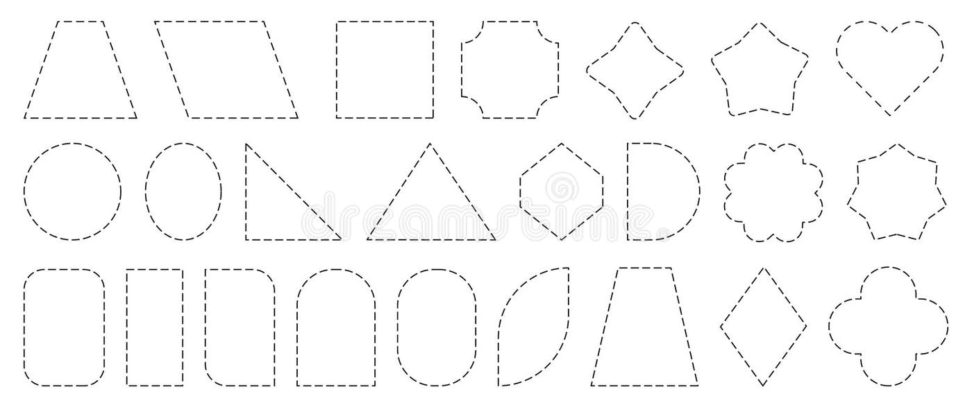 Dashed Circle Outline Stock Illustrations – 1,725 Dashed Circle Outline ...