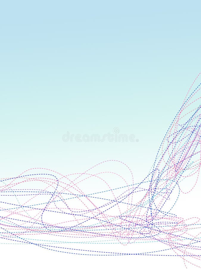 Dashed Line Multi Colored Spectrum Abstract Background Stock ...