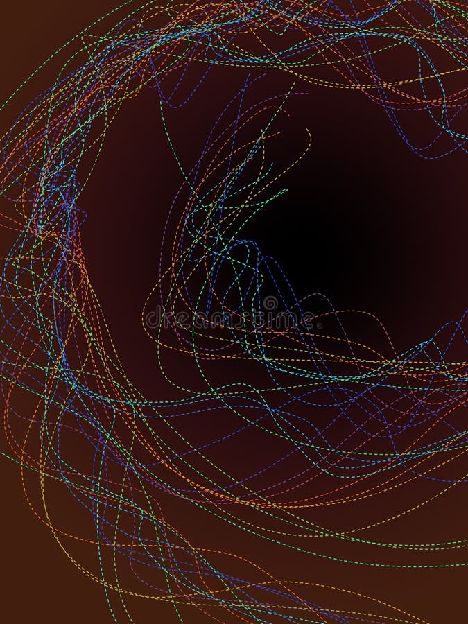 Dashed Line Multi Colored Spectrum Abstract Disco Party Background ...