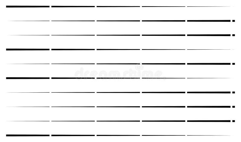 Dashed Random Straight Parallel Lines Geometric Element Stock Vector ...